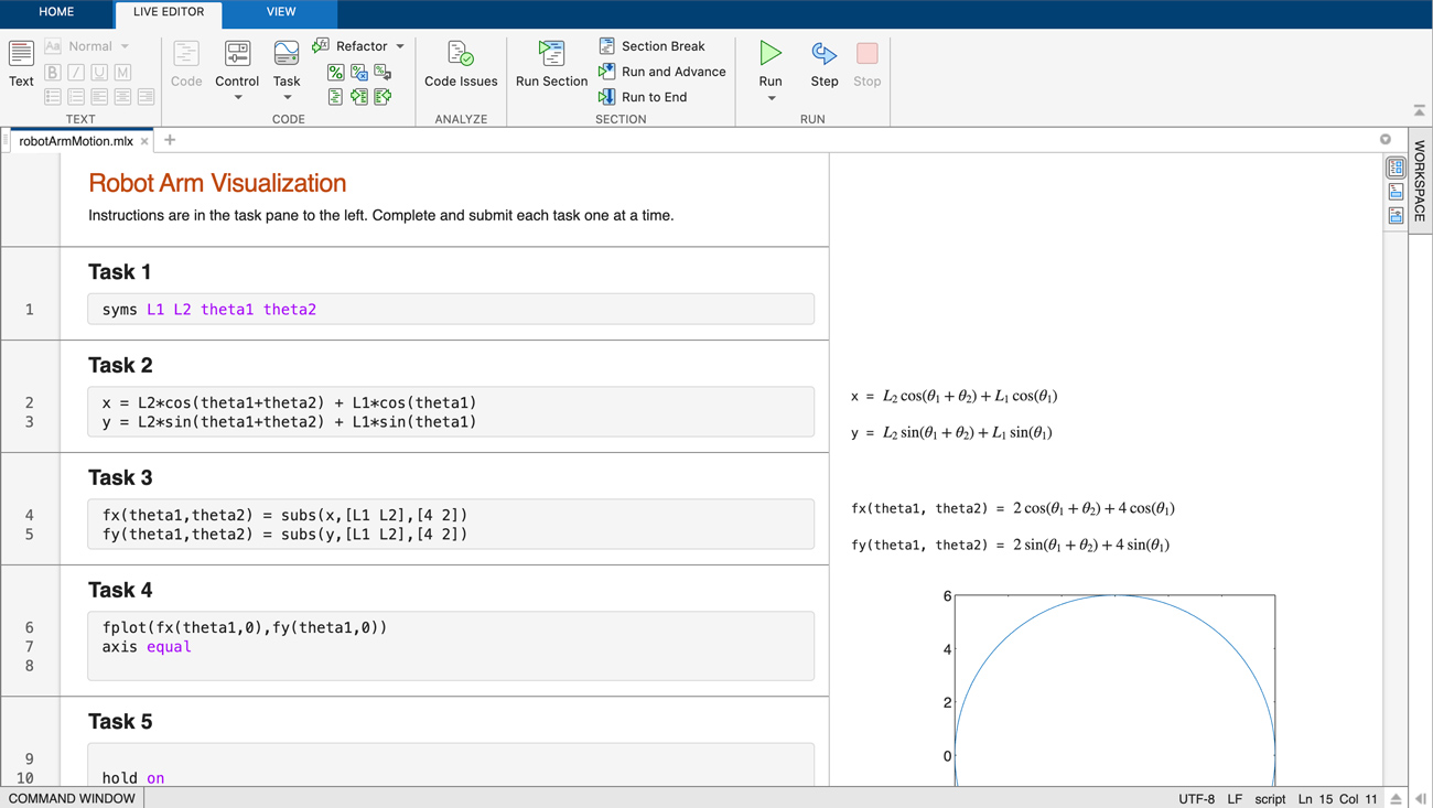 MATLAB 및 Simulink를 사용한 로보틱스 교육 - MATLAB & Simulink