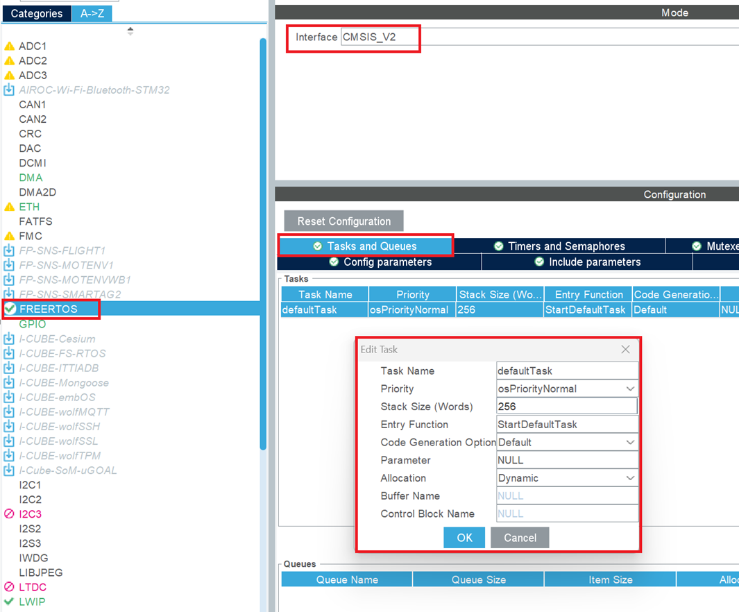Configure Ethernet Options In Stm32cubemx For Stm32 Processor Based