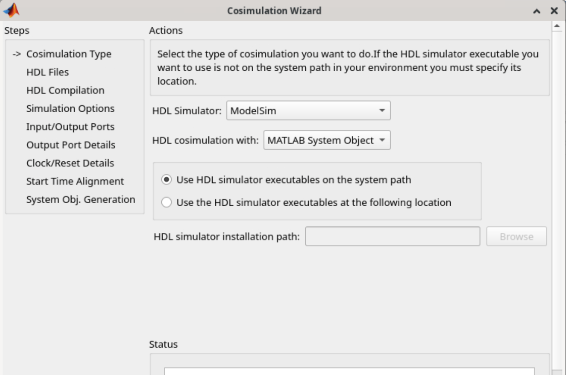 Get Started With Cosimulation Wizard For Matlab System Object Matlab 2570