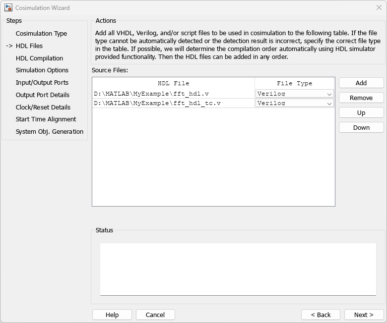 Get Started With Cosimulation Wizard For Matlab System Object Matlab 4046