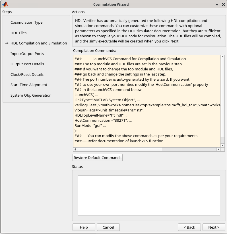Get Started With Cosimulation Wizard For Matlab System Object Matlab 7748