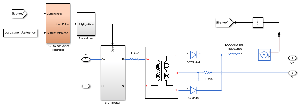 On-Board Charger for Two-Wheeler Electric Vehicle - MATLAB & Simulink