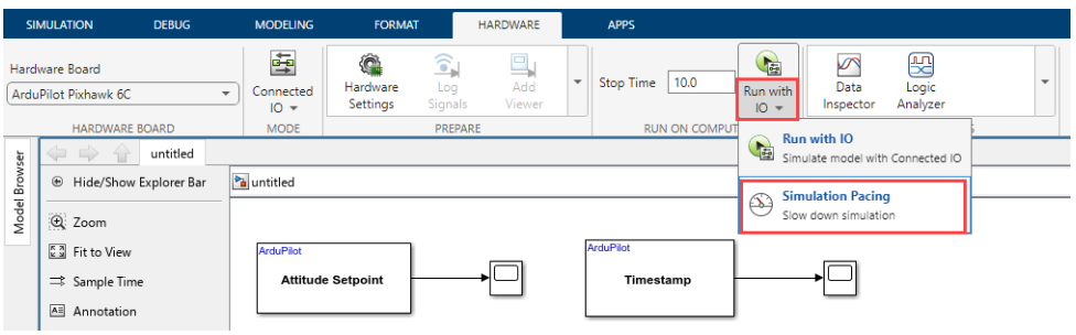 Develop and Test Control Algorithms on ArduPilot Using Simulink ...